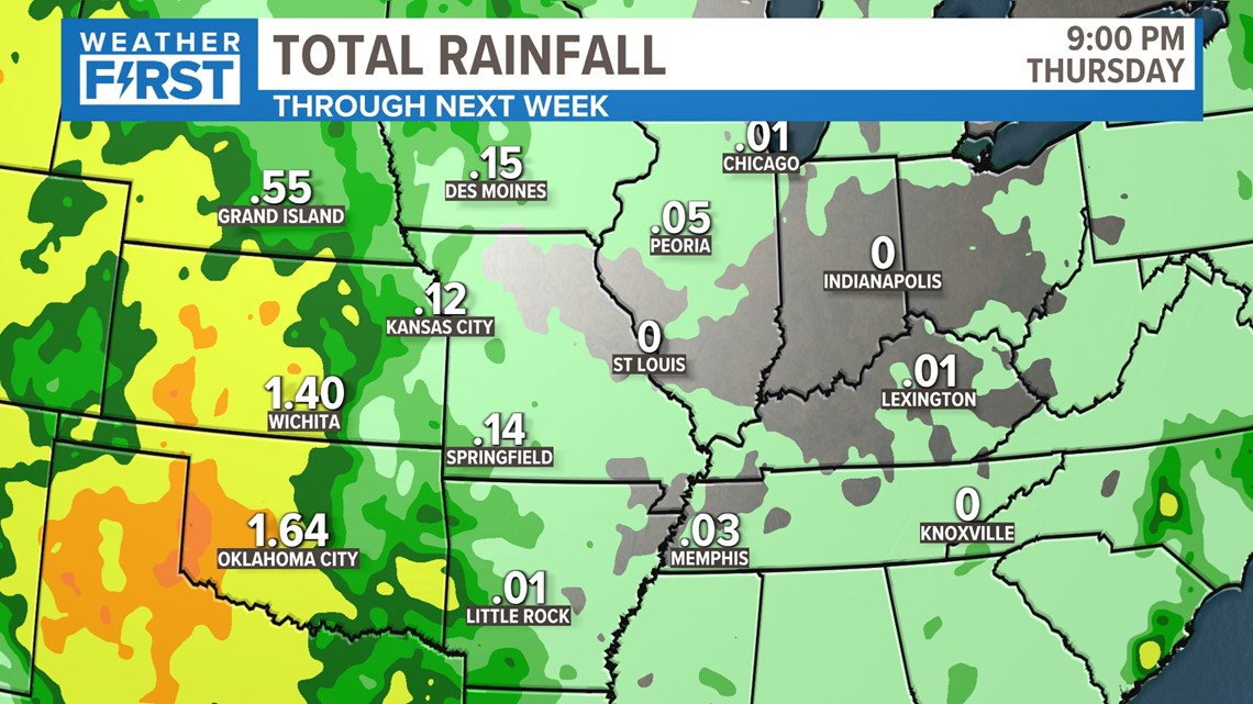 Rain remains rare in St. Louis area as drought sets in | ksdk.com