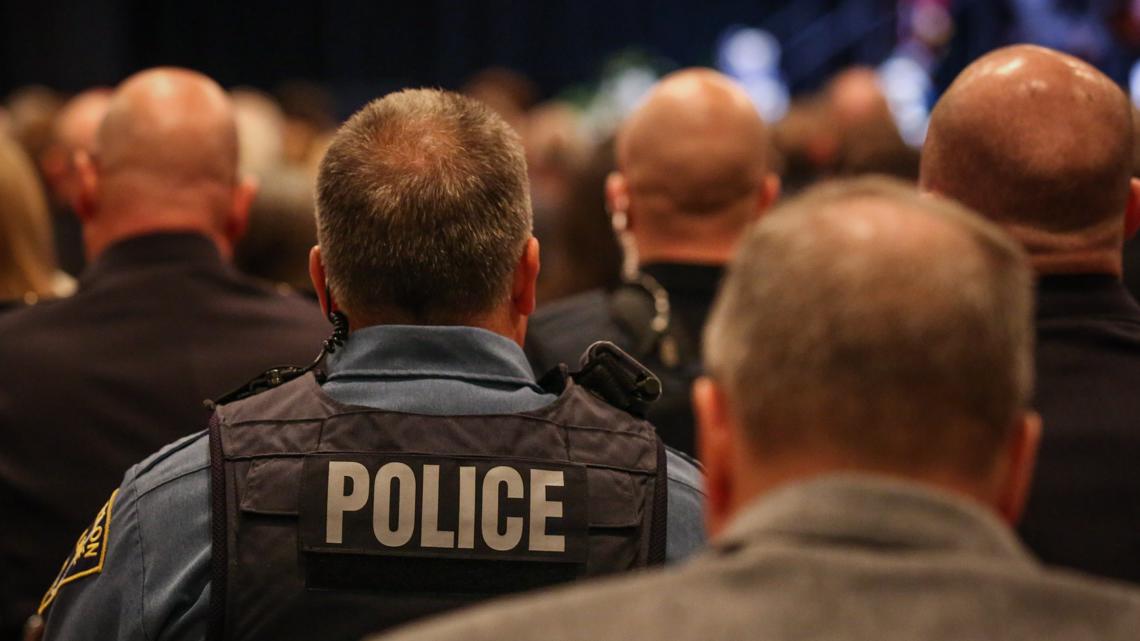 Community honors Pontoon Beach officer Tyler Timmins | ksdk.com