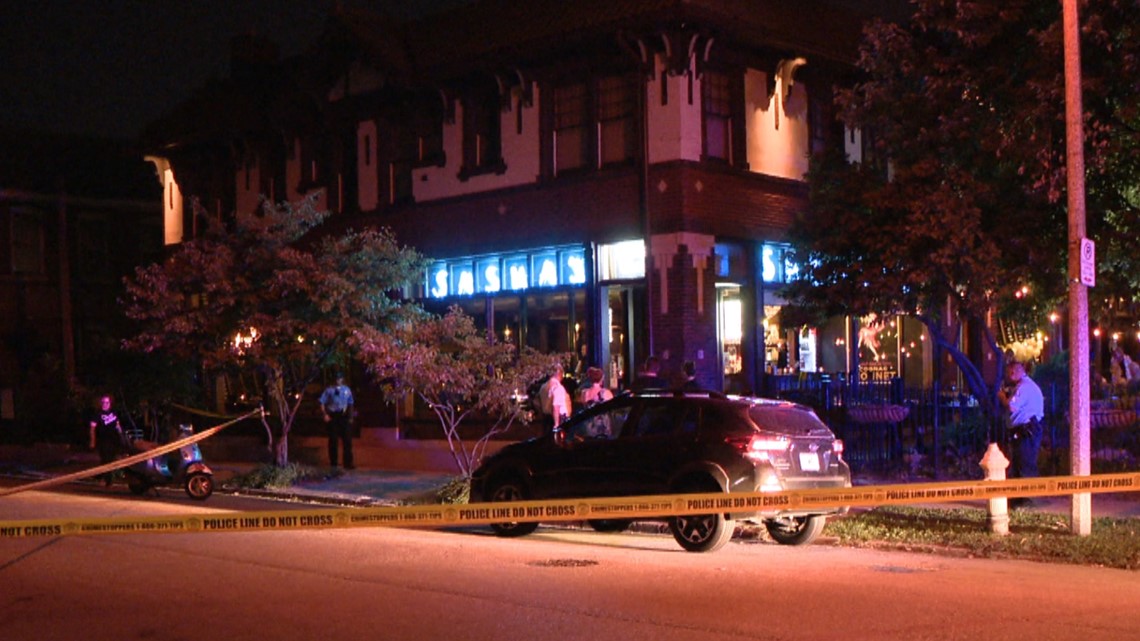 Customers inside wine bar helped keep shooting victim alive | ksdk.com