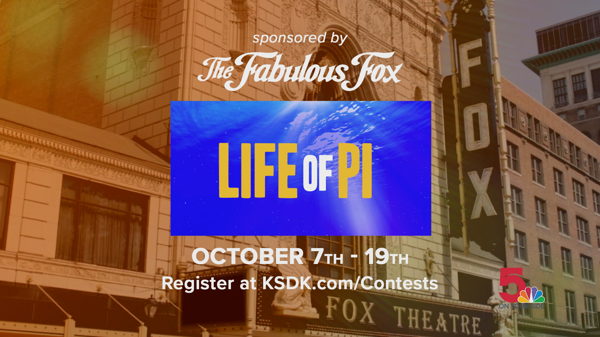 Win VIP Tickets to 'Life of Pi' at the Fabulous Fox! | ksdk.com