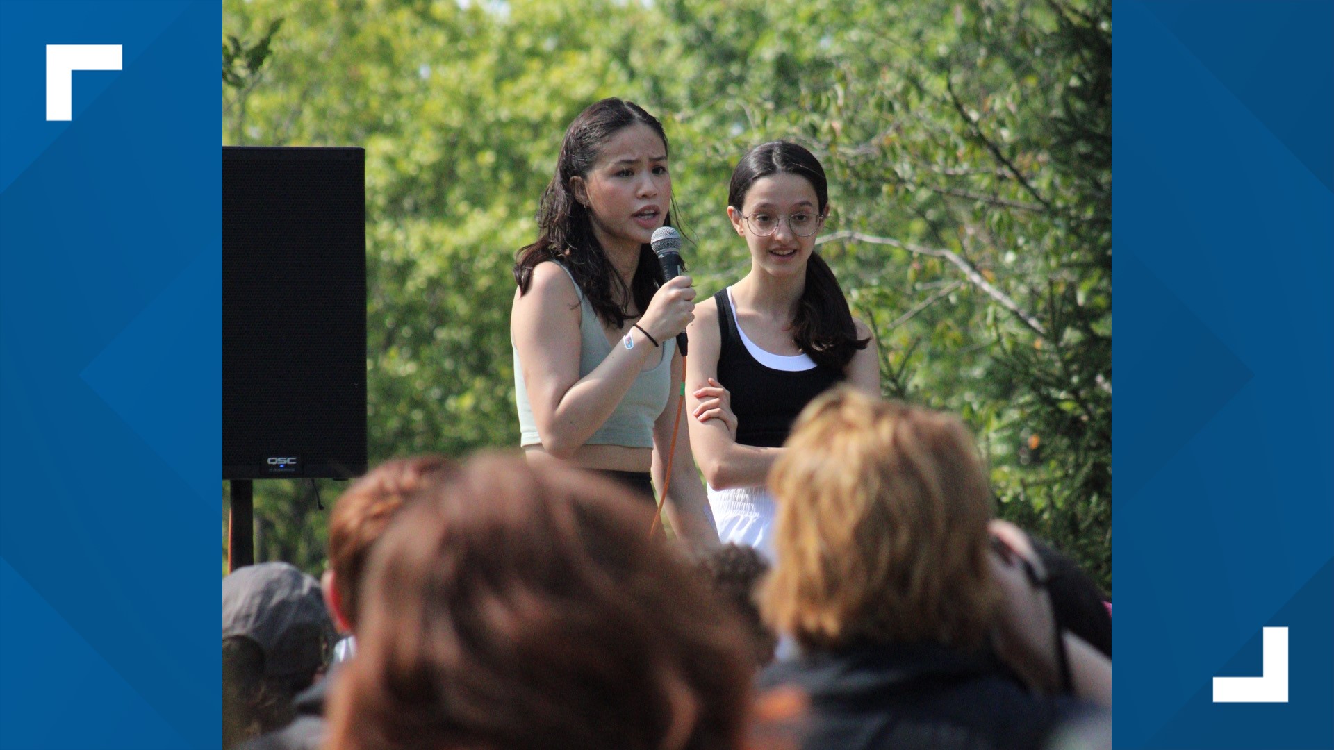 Webster University students protest | ksdk.com