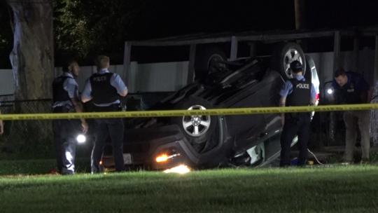 Shooting, crash leaves man critically injured in north St. Louis | ksdk.com