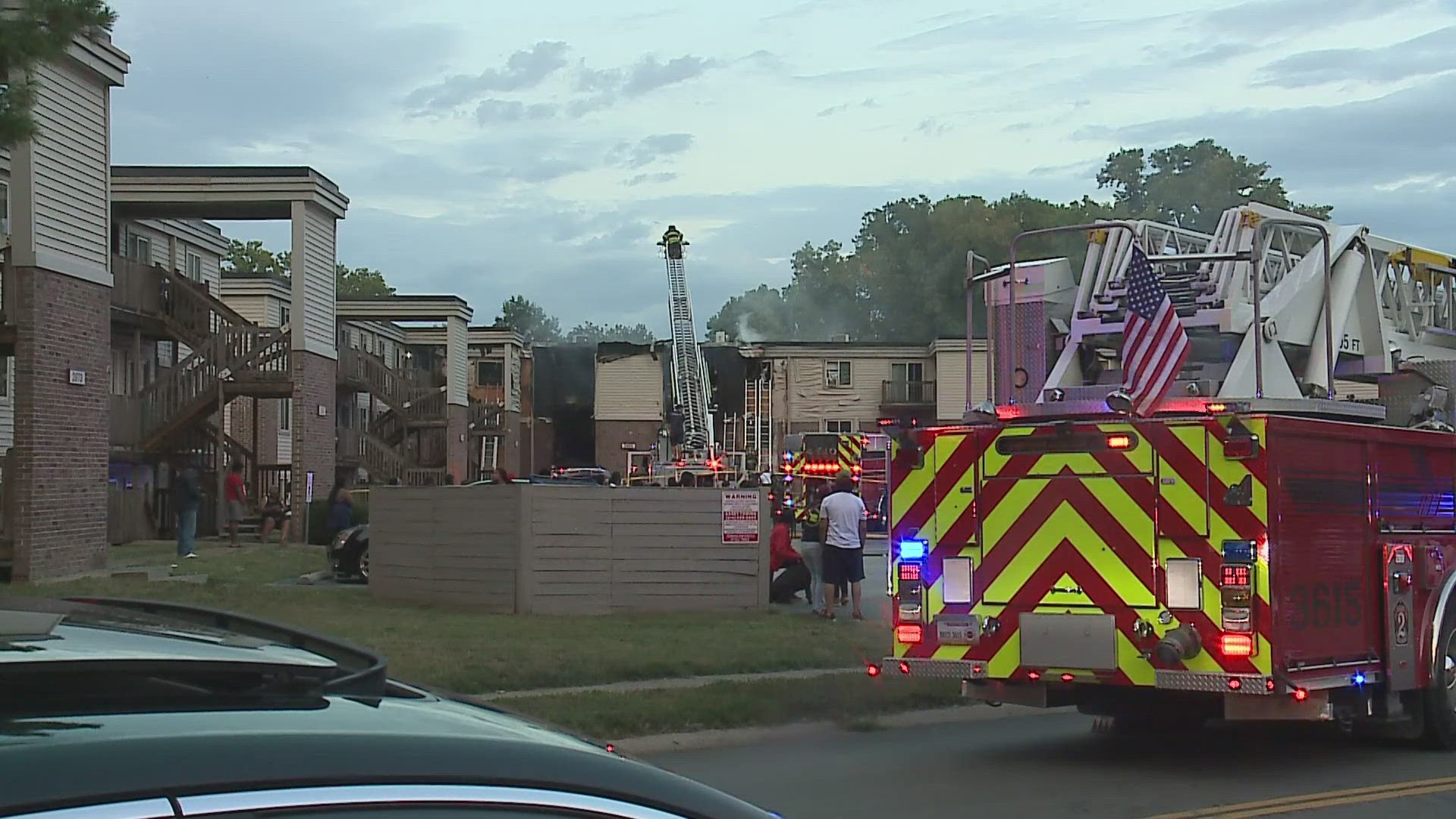 2 injured, 16 units damaged in fire at Ferguson apartment complex ...