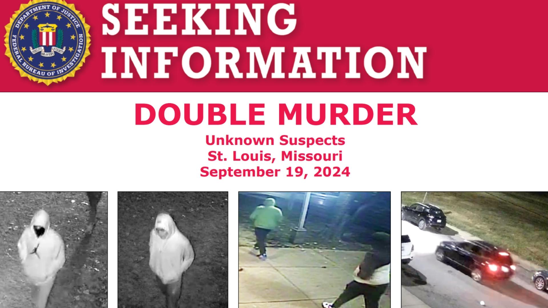 FBI offers $10K reward in unsolved St. Louis double homicide | ksdk.com