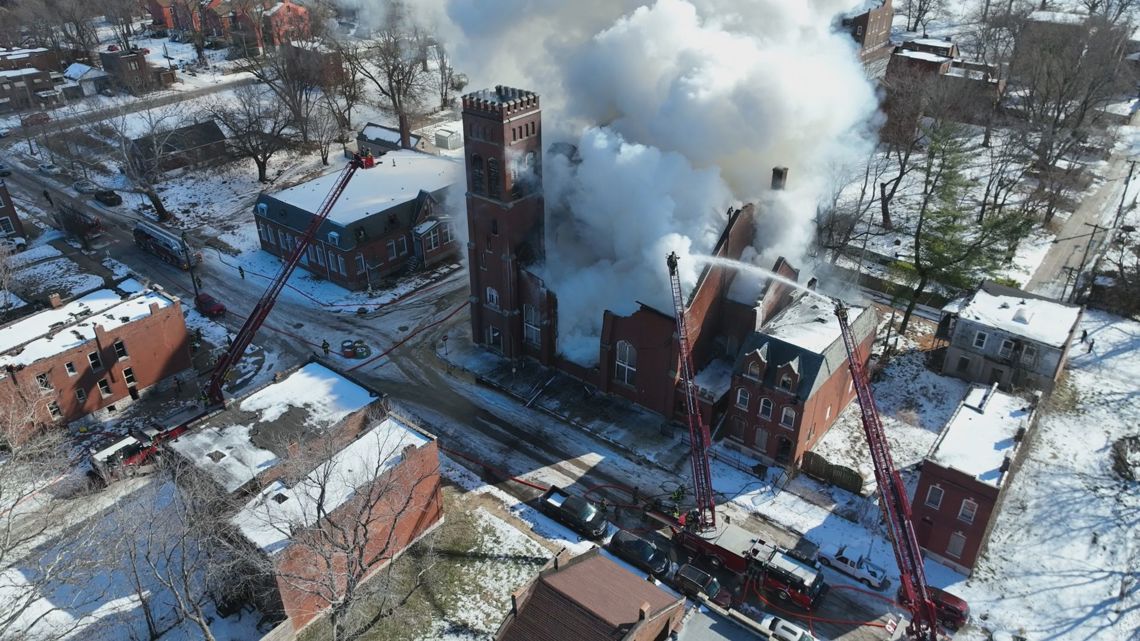 Vacant north St. Louis church suffers partial collapse during Monday ...