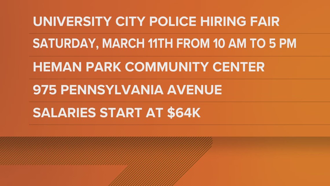 Career Central: University City Police Department to host hiring event ...