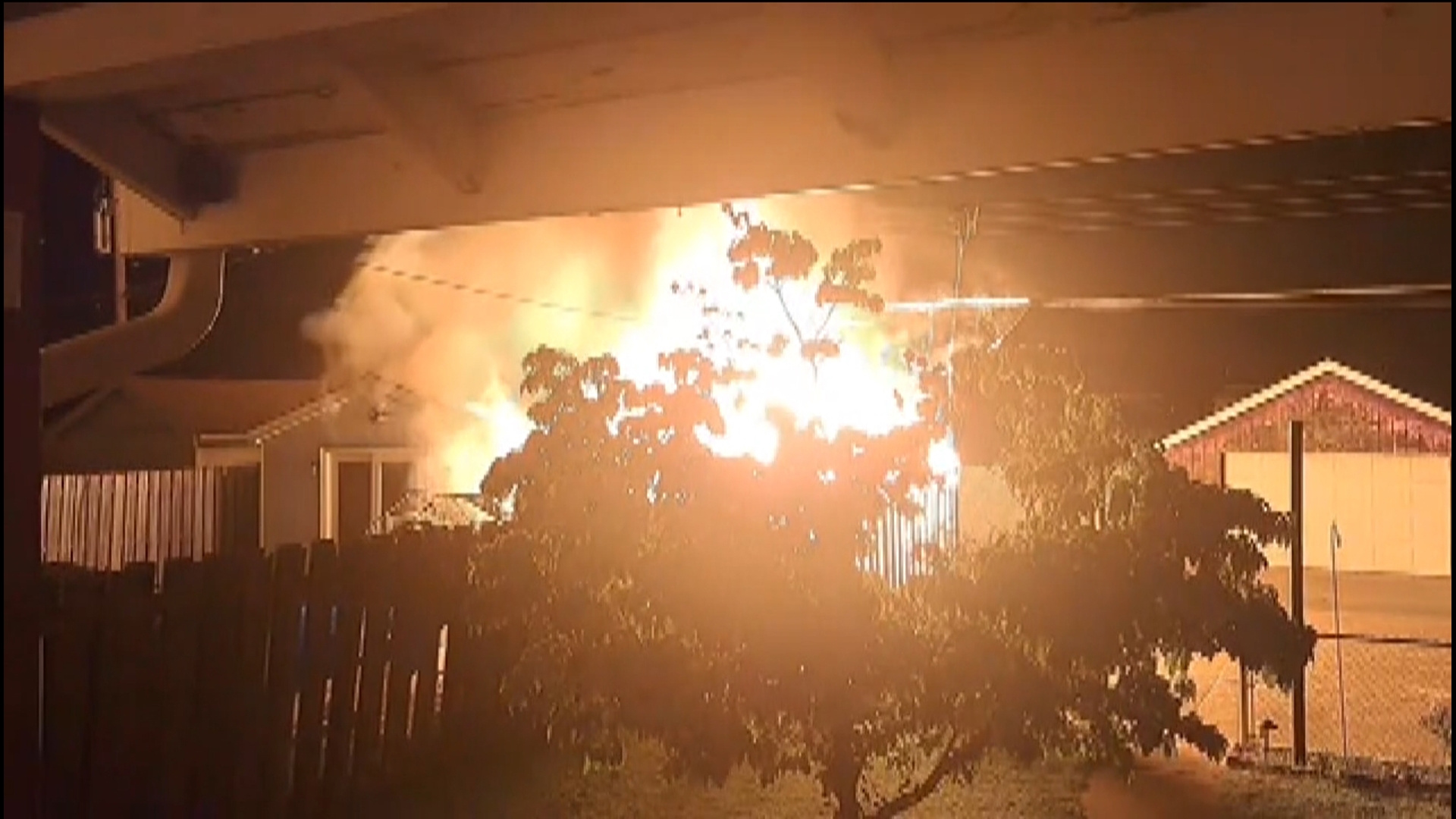 Fire caused by fireworks destroys a garage in St. Louis | ksdk.com