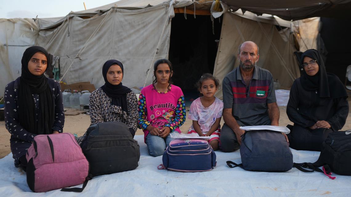 Displaced family's year of fleeing across devastated Gaza Strip | ksdk.com