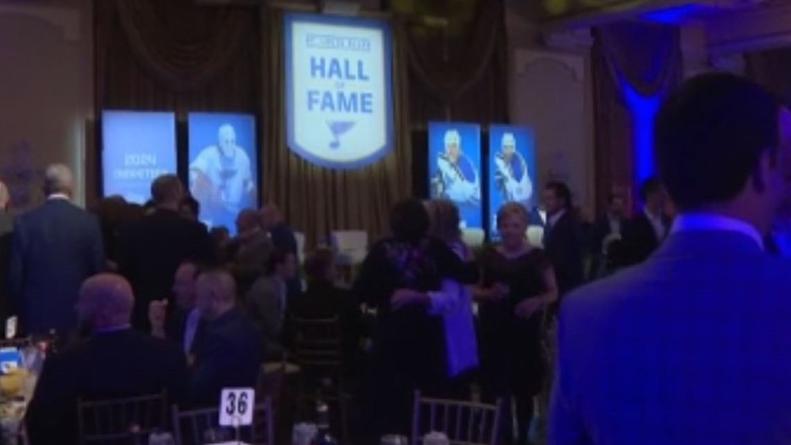Susie Mathieu honored at St. Louis Blues Hall of Fame | ksdk.com