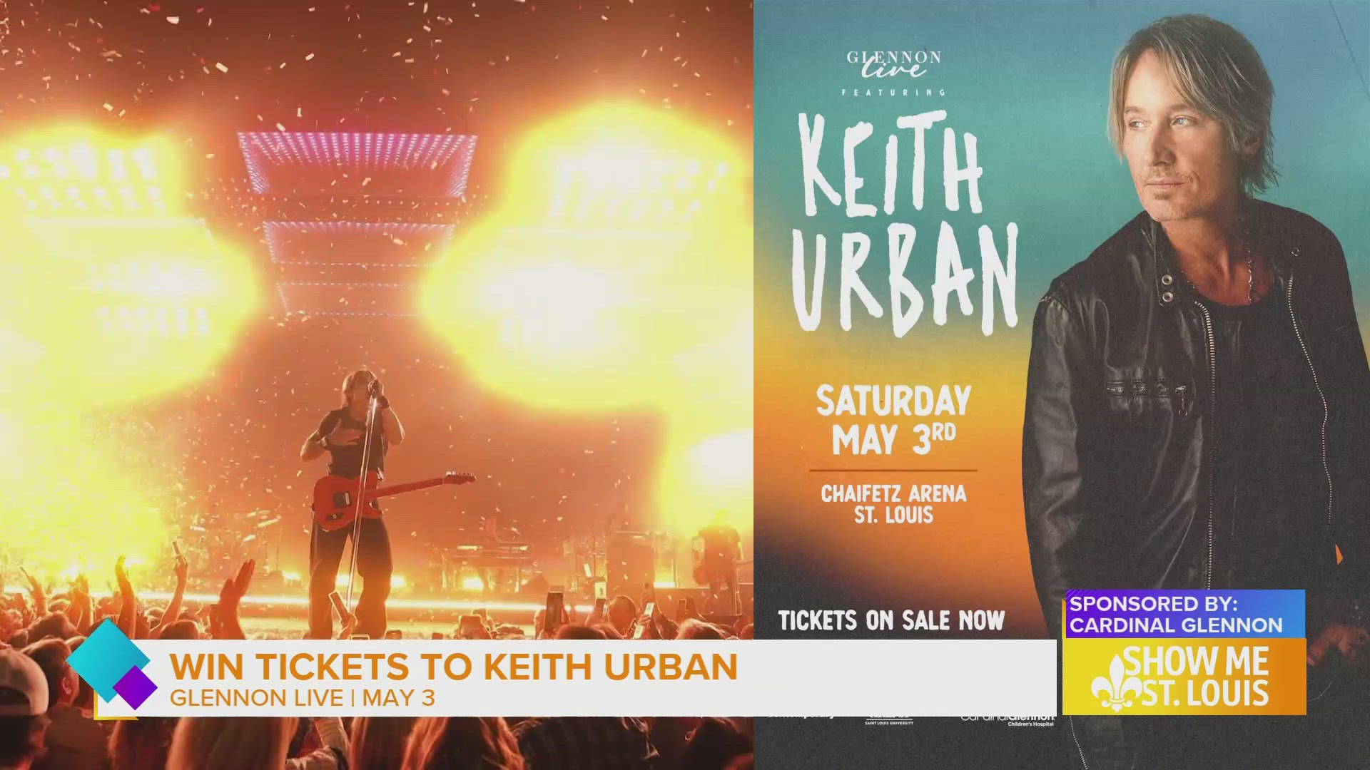 Enter to win tickets to Glennon LIVE Keith Urban at Chaifetz Arena ...