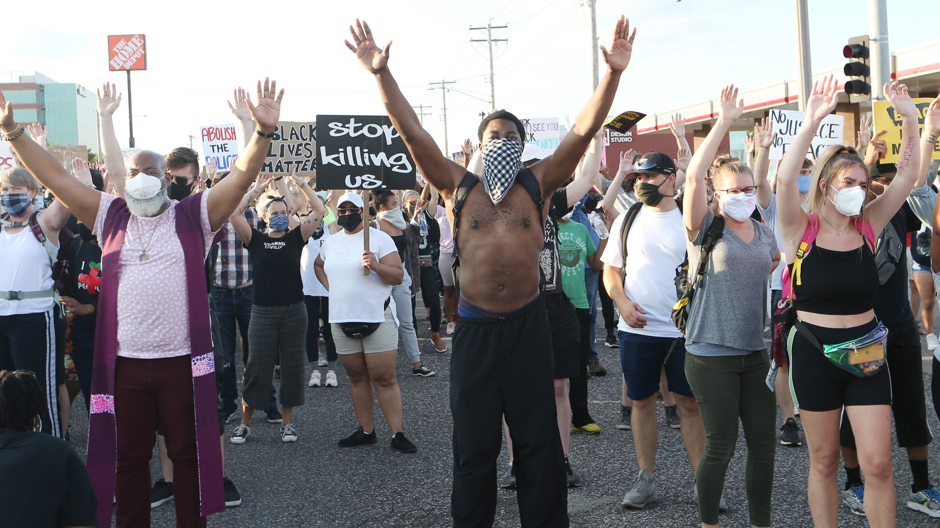 Brentwood protest: Man charged with shooting at marchers | ksdk.com