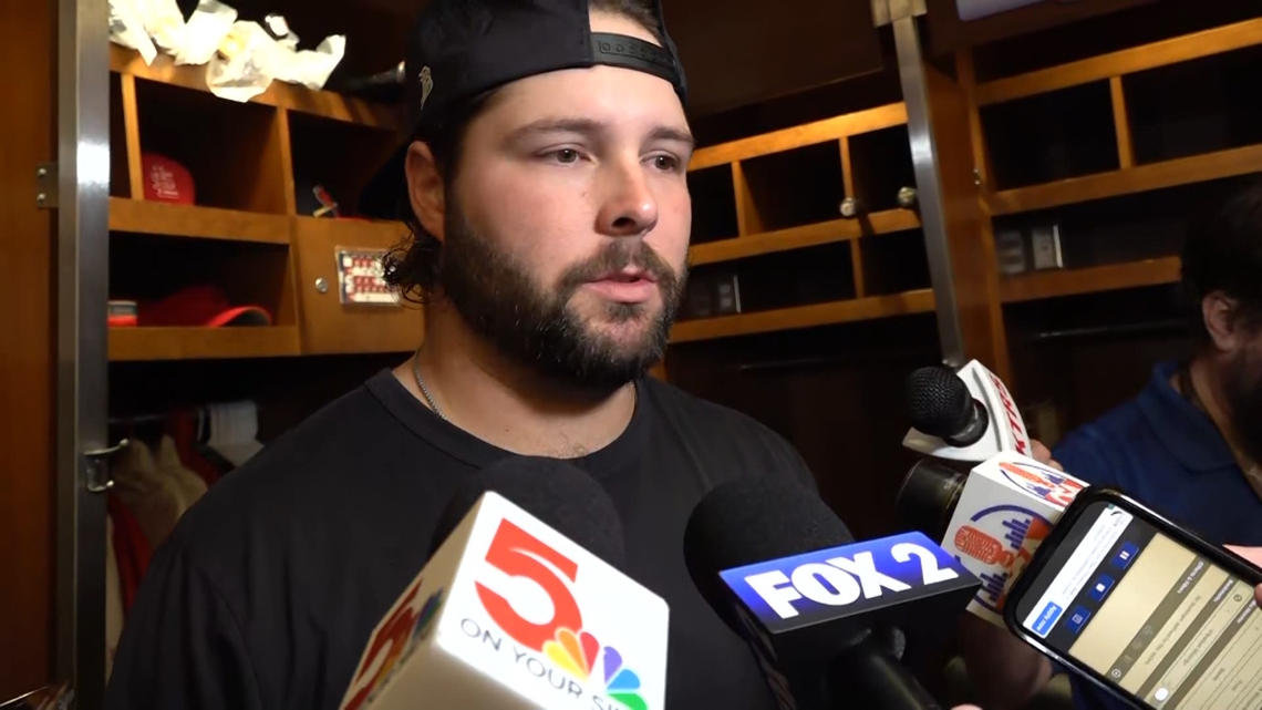 Postgame interview: Alec Burleson sparks balanced Cardinals attack ...