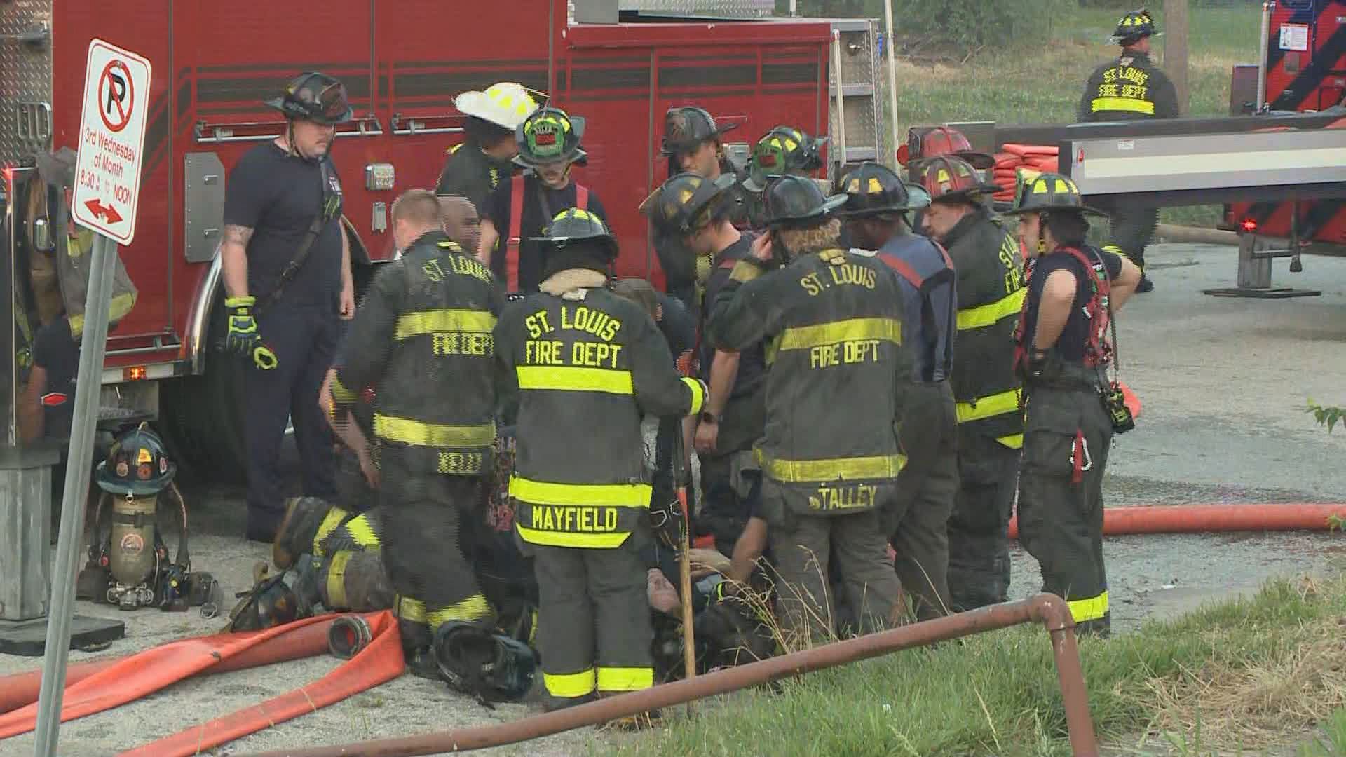 Firefighter injured during St. Louis fire response in tornado-affected ...