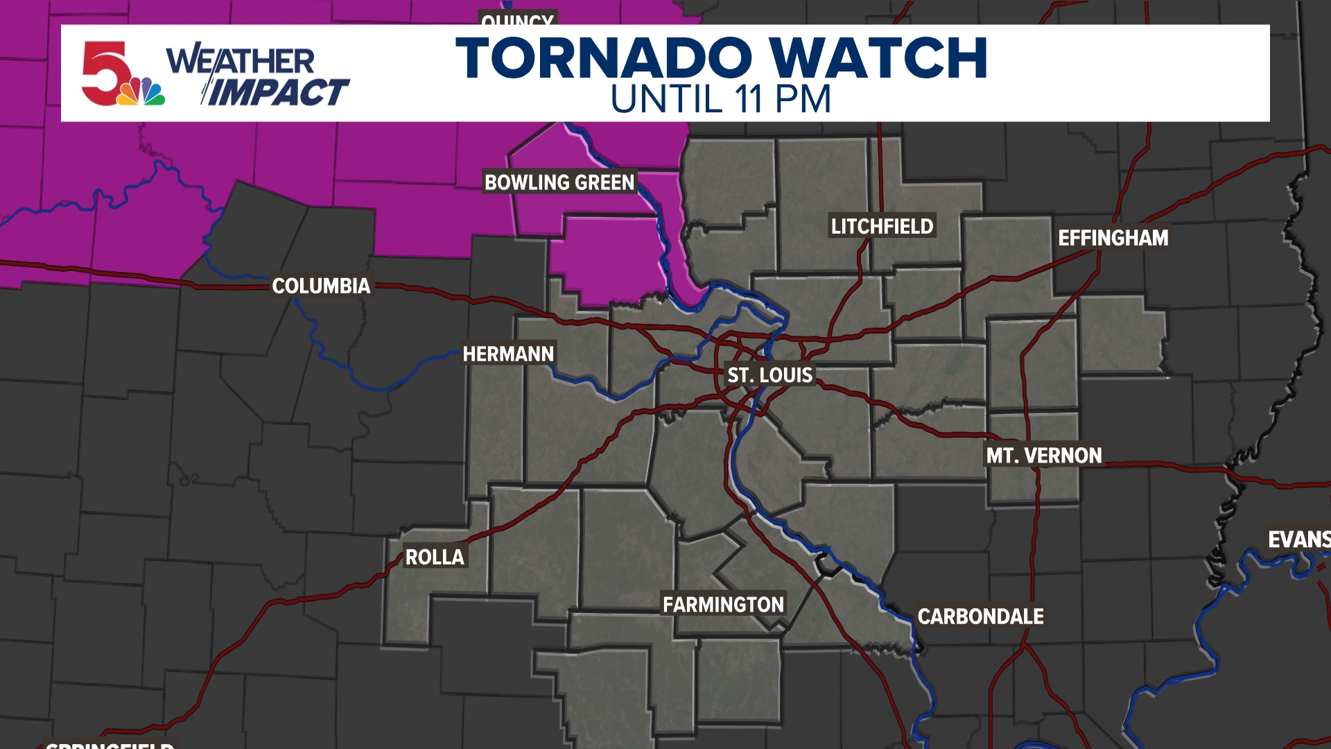St. Louis' first heat wave continues through Thursday | Weather Impact ...