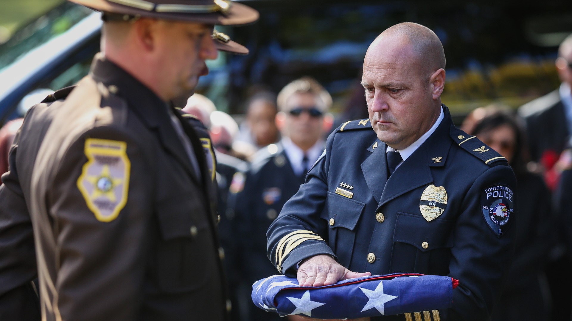 Community honors Pontoon Beach officer Tyler Timmins | ksdk.com