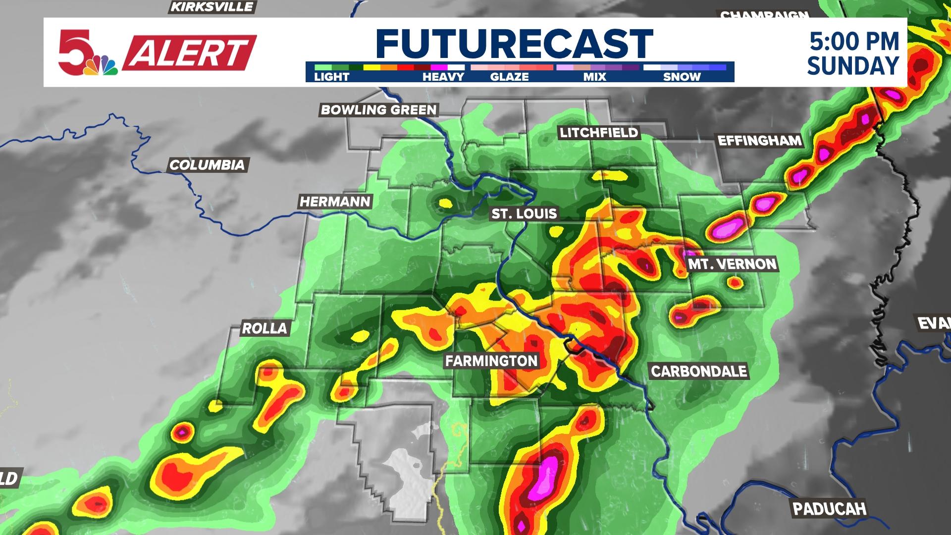 St. Louis storms Sunday | Interactive radar for Missouri and Illinois ...