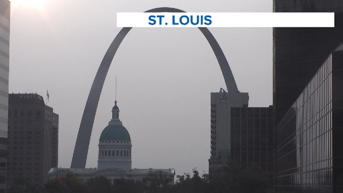 Wildfire smoke in St. Louis area leads to hazy skies | ksdk.com