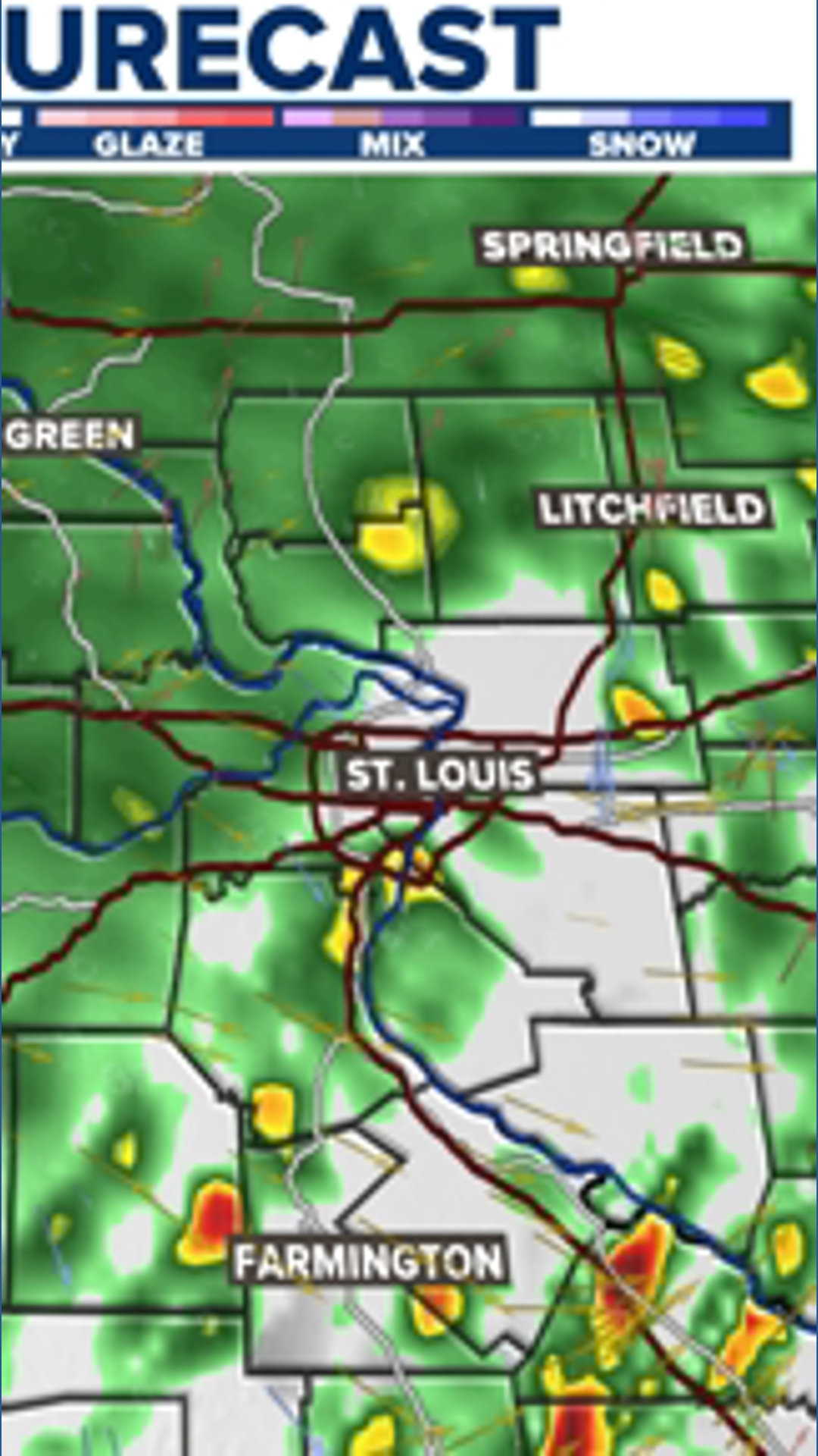 LIVE RADAR | Tornadoes and hail possible in St. Louis Friday night ...