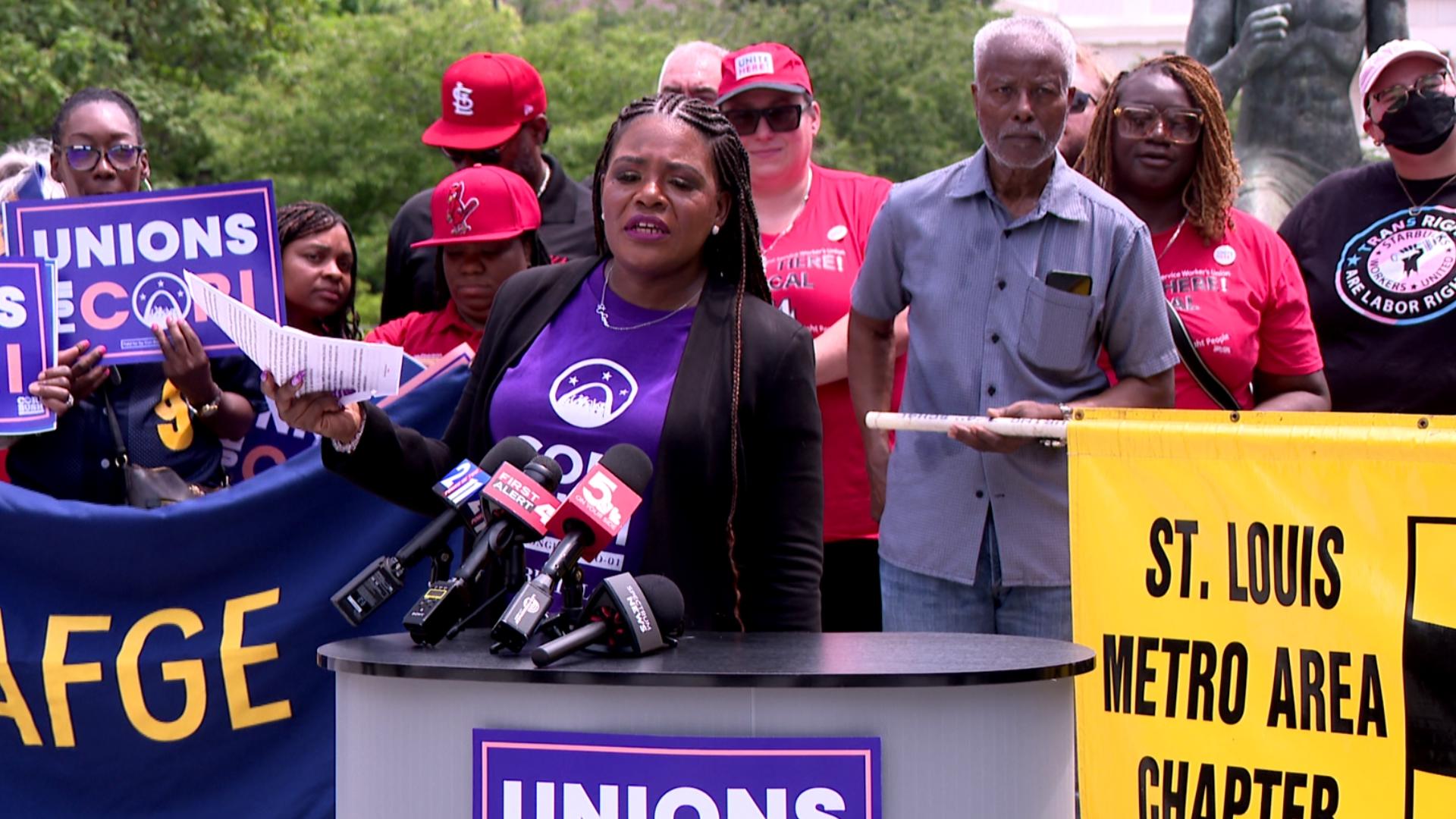 US Rep. Cori Bush says her constituents want President Joe Biden to ...