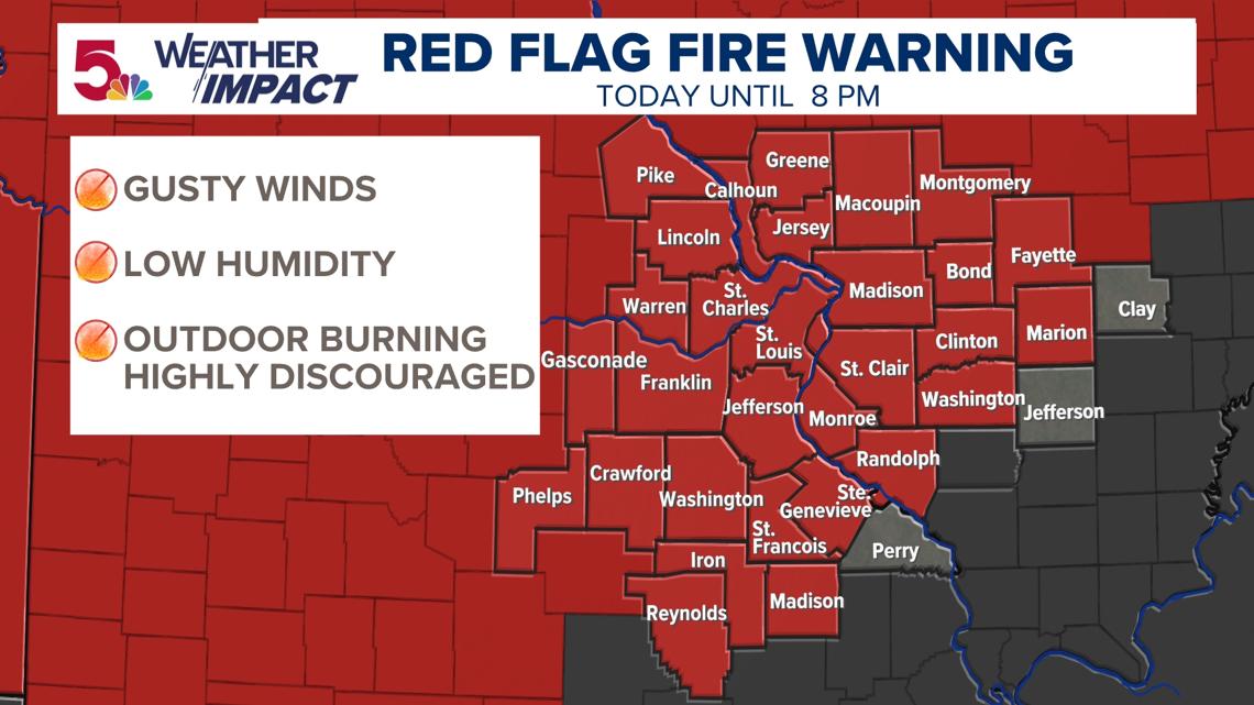 St. Louis extreme fire danger: What is a Red Flag Warning? | ksdk.com