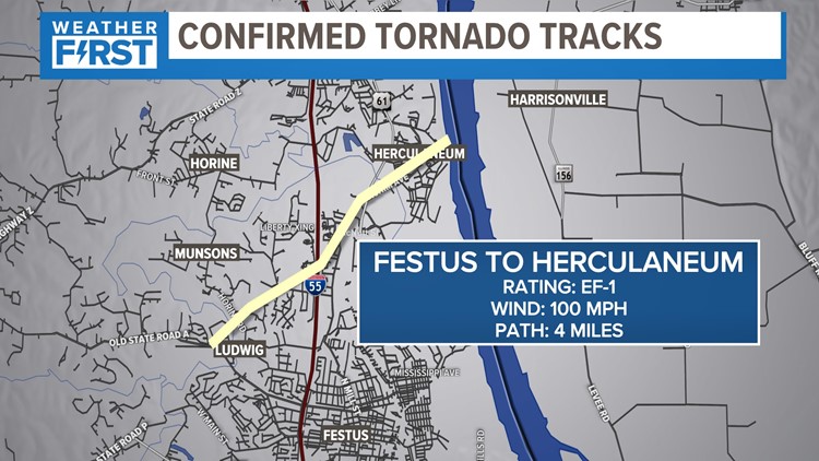 Breaking down St. Louis area tornados from Saturday's storms | ksdk.com