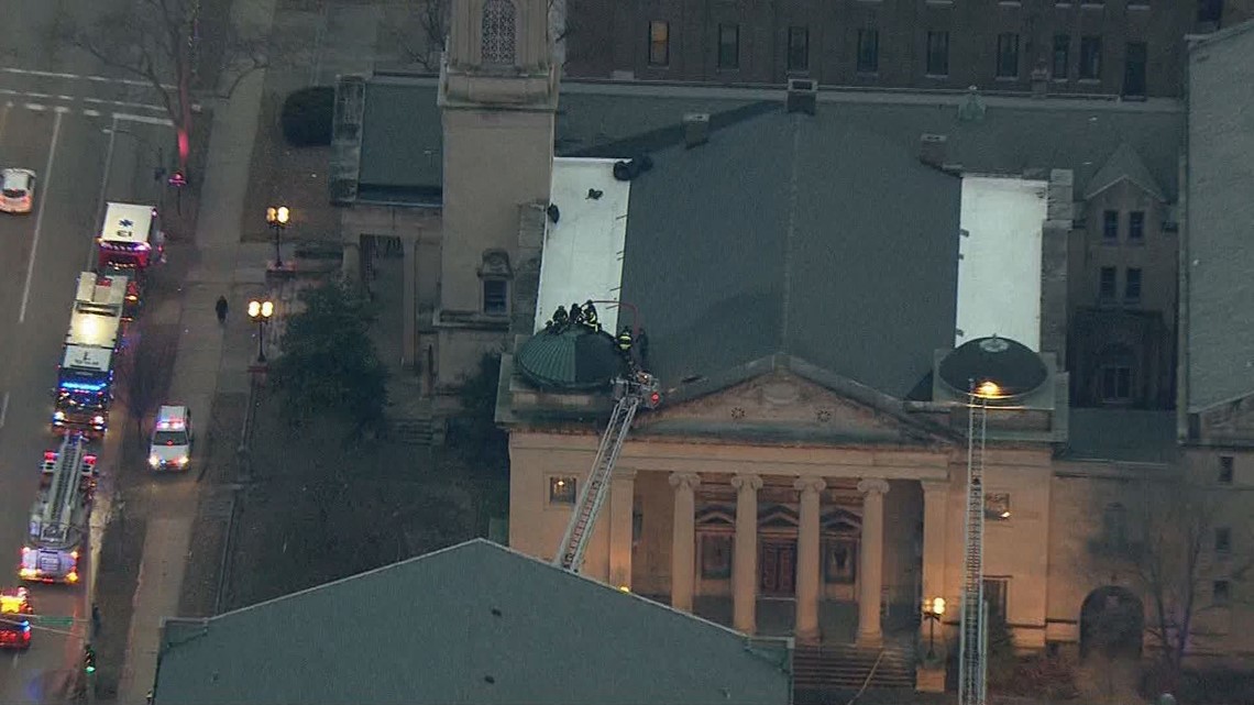 STLFD battles fire at former historic church | ksdk.com