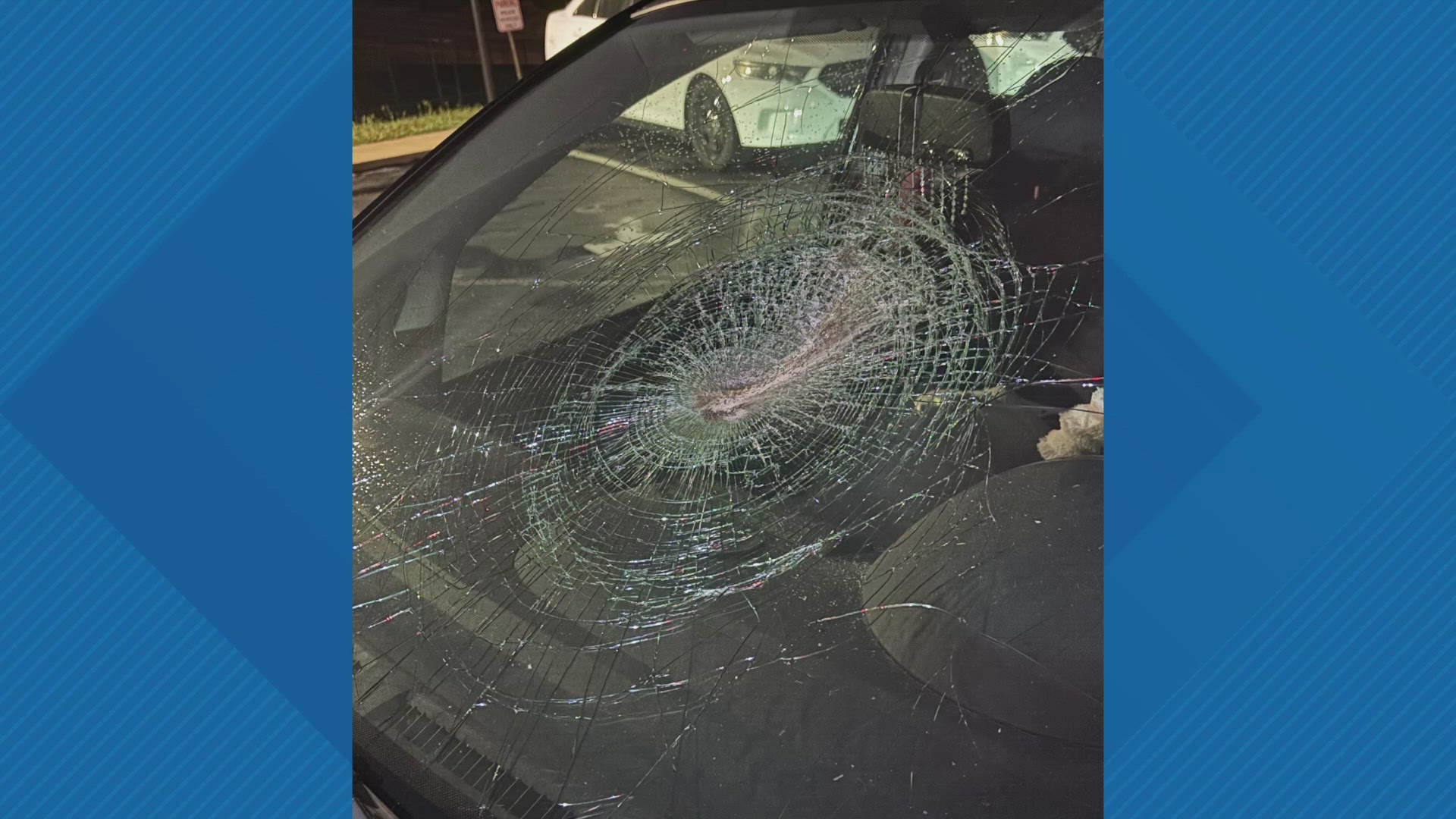Cars damaged by objects thrown from overpass | ksdk.com