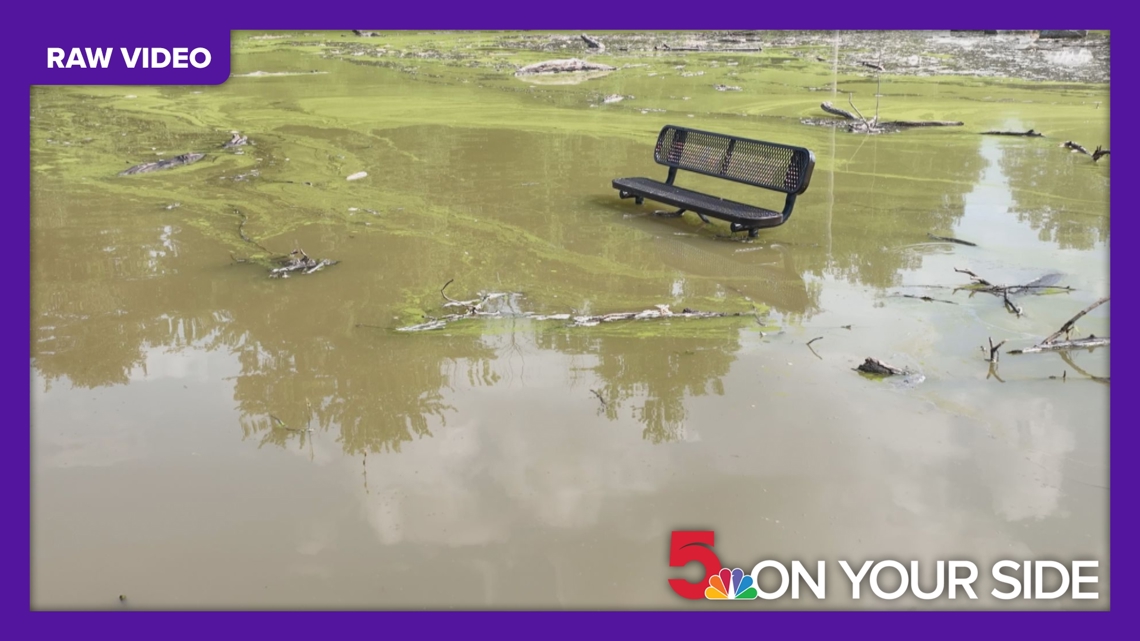 Drone video: High water on Mississippi River affects Alton waterfront | ksdk.com