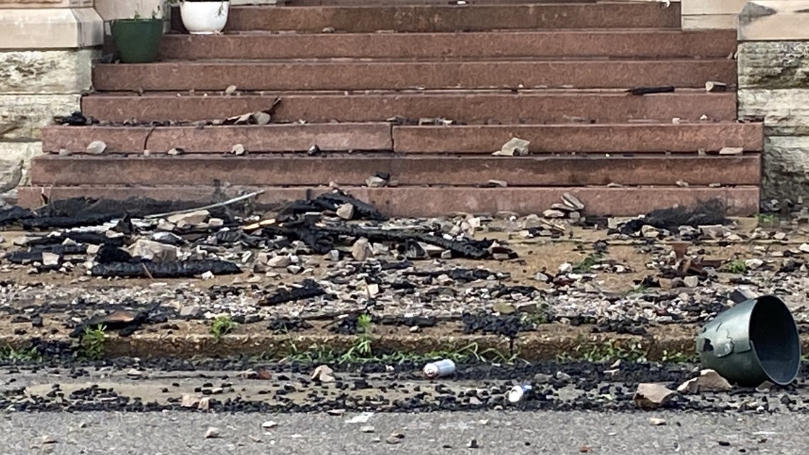 PHOTOS: Fire destroys former historic church in north St. Louis | ksdk.com