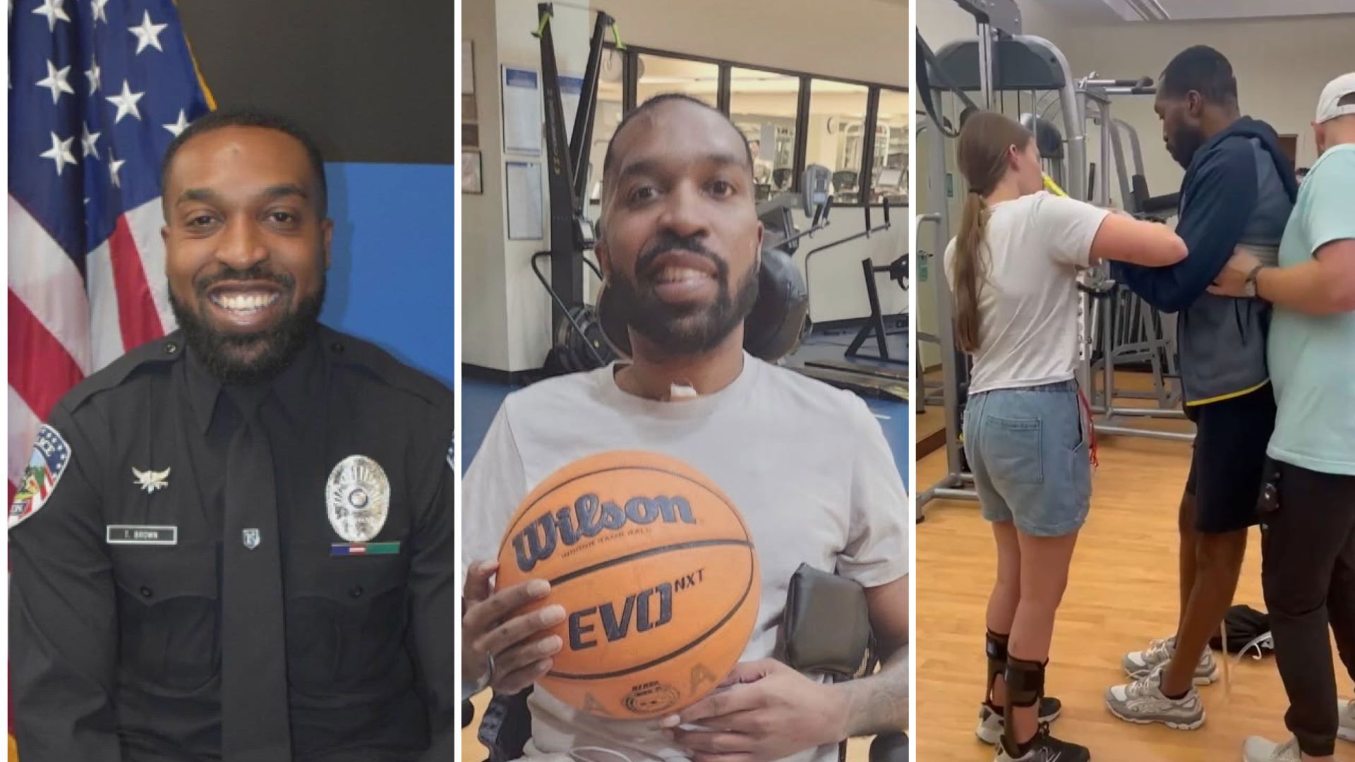 Ferguson Officer TJ Brown marks 1 year since brain injury | ksdk.com
