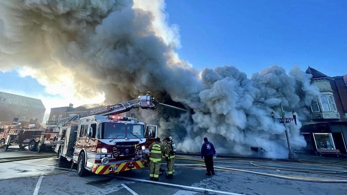 Cause of Hermann antique mall and hotel fire unknown | ksdk.com