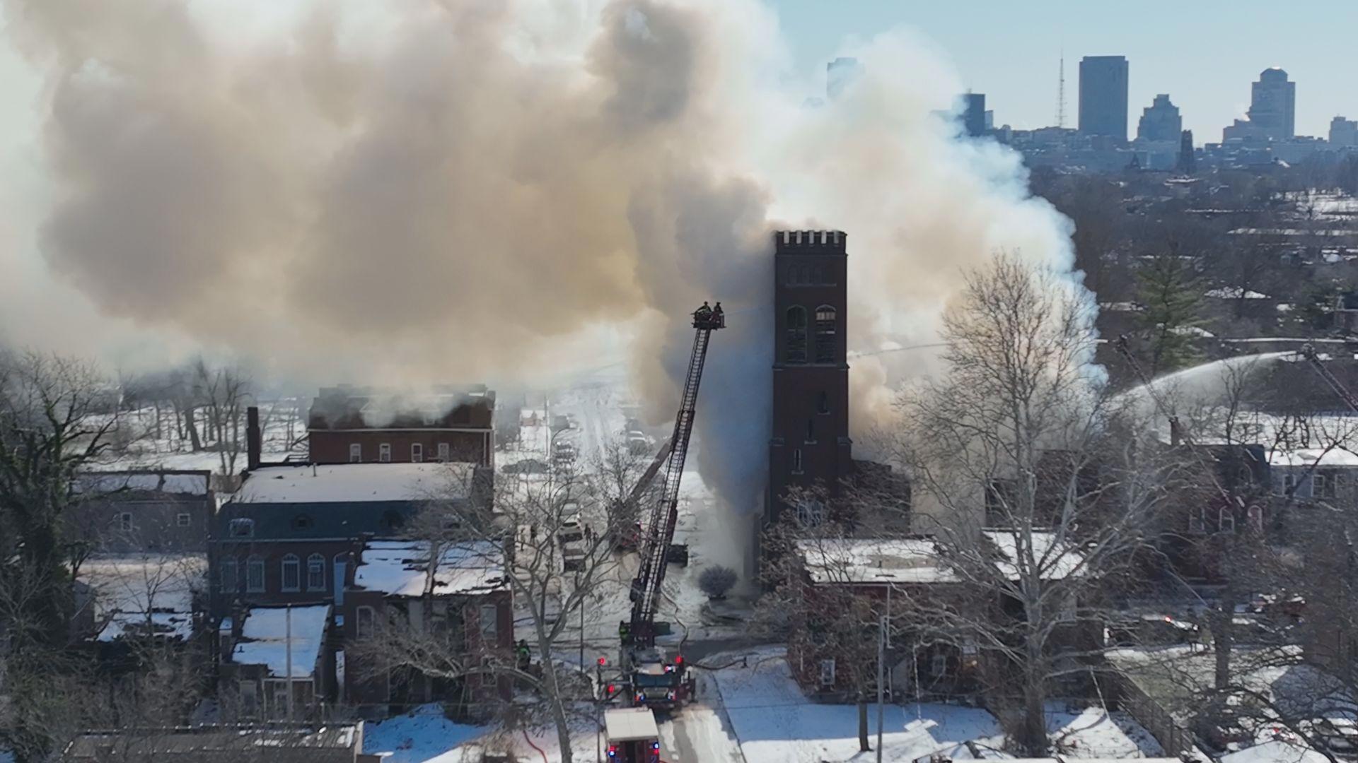 Vacant north St. Louis church suffers partial collapse during Monday ...