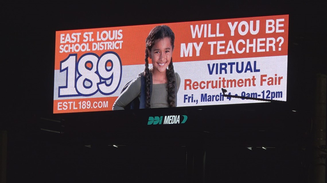 East St. Louis using billboards to beef up teacher recruitment | ksdk.com