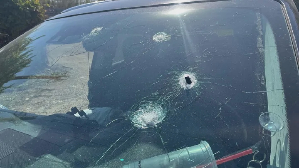 Uber driver says she's lucky to be alive after teens shot up her car ...