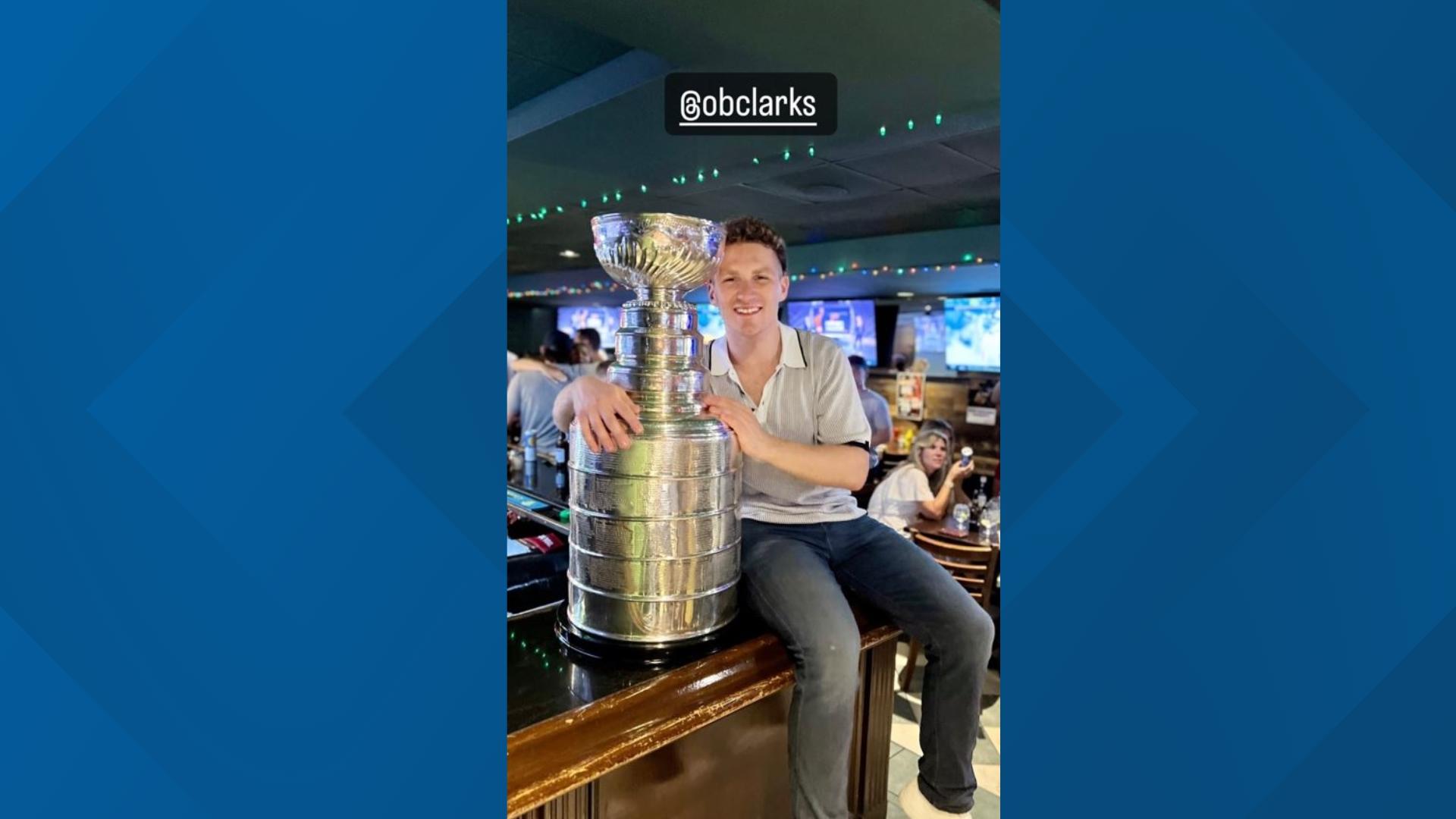 Matthew Tkachuk brings Stanley Cup around St. Louis | ksdk.com