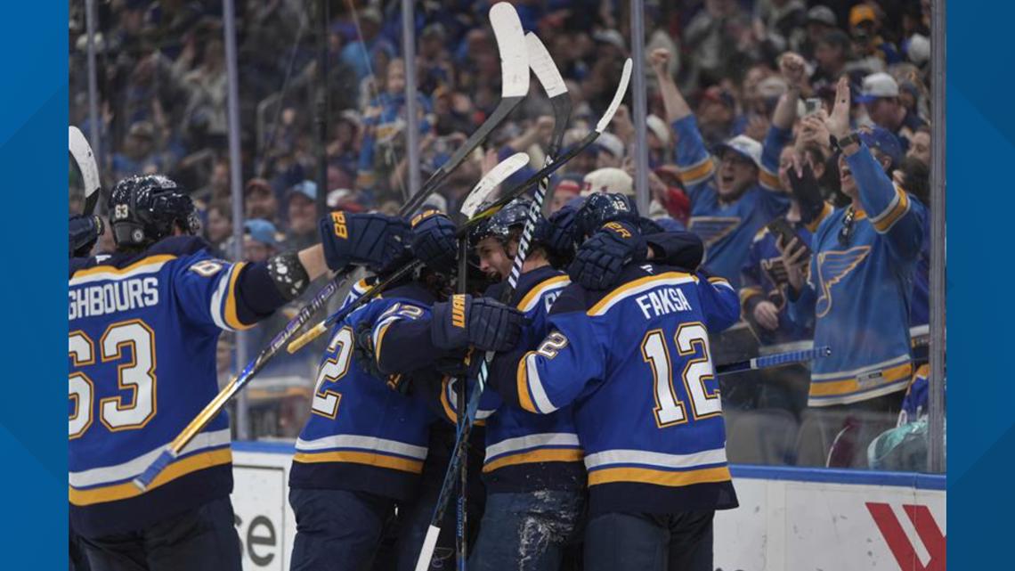 Blues edge Canucks in overtime for fourth straight win | ksdk.com
