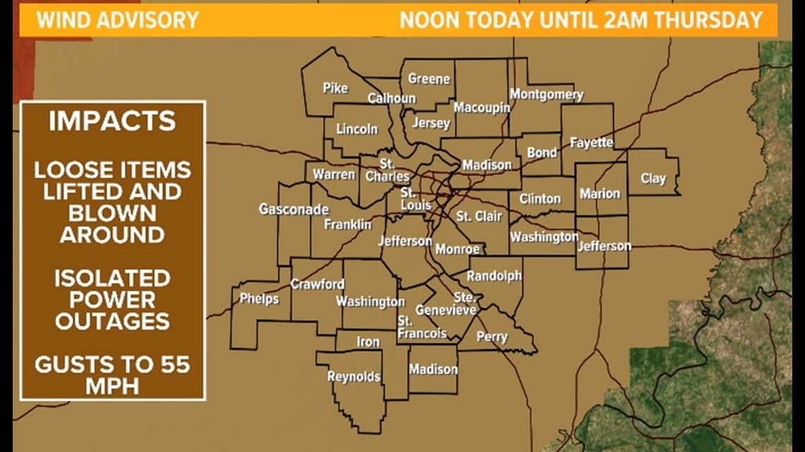 Windy weather expected Wednesday in St. Louis | ksdk.com