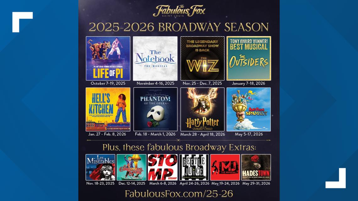 Fabulous Fox Announces 2025-2026 Broadway lineup | ksdk.com