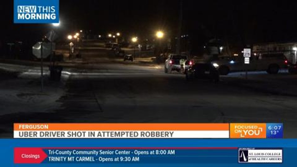Uber driver shot in attempted robbery in Ferguson | ksdk.com