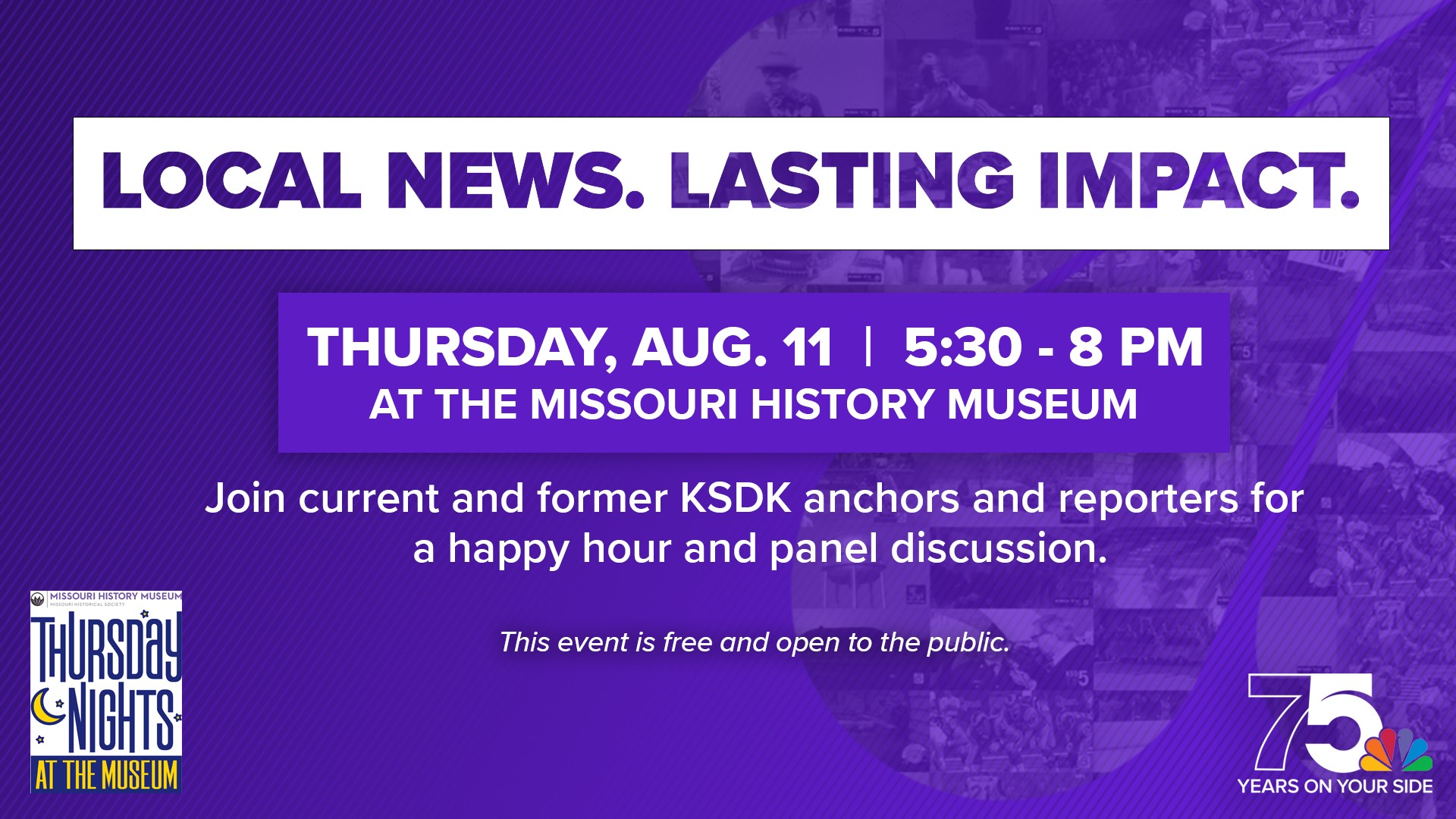 Join KSDK at the Missouri History Museum in St. Louis | ksdk.com