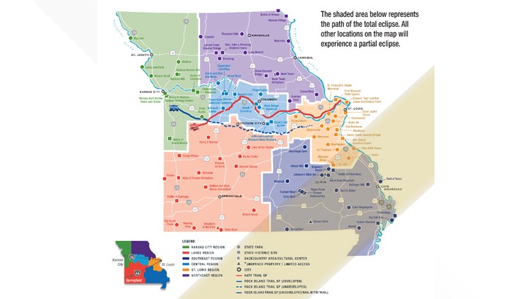 2024 solar eclipse map: Where to see totality near St. Louis | ksdk.com
