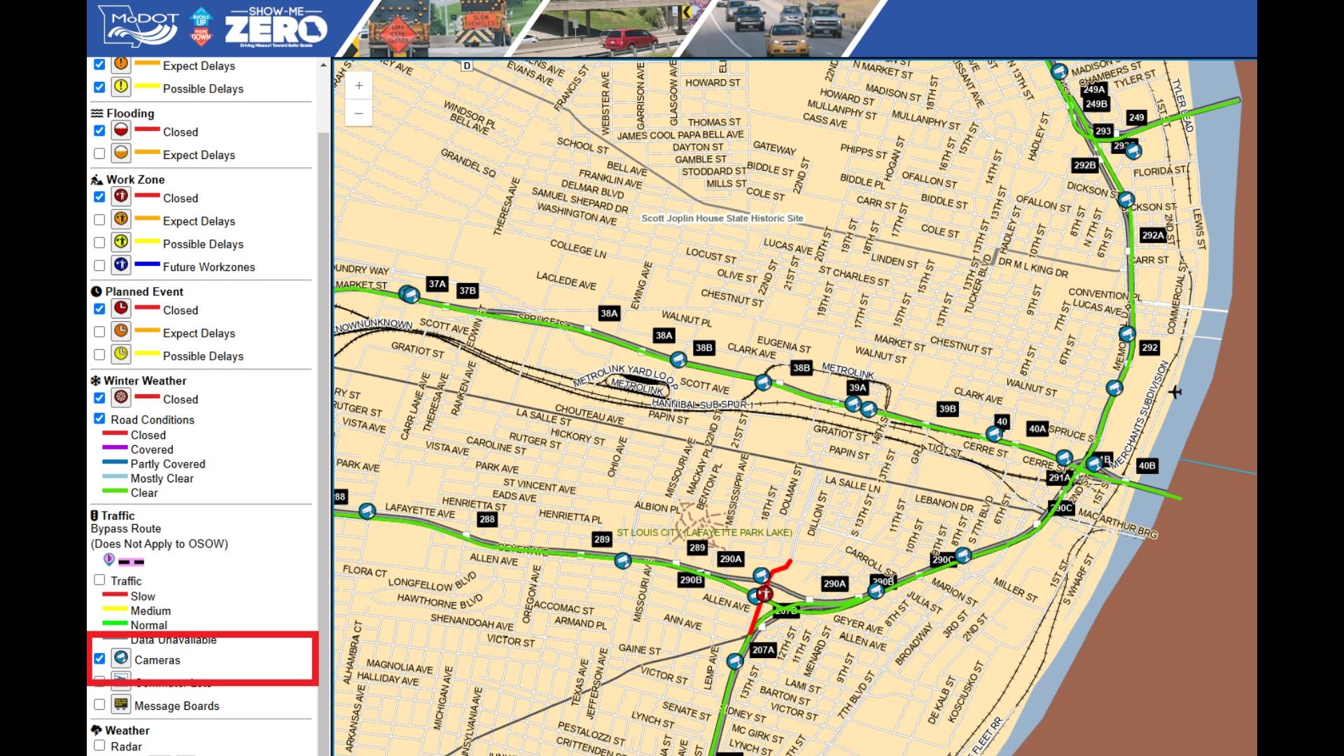 St. Louis, Missouri area road conditions | ksdk.com