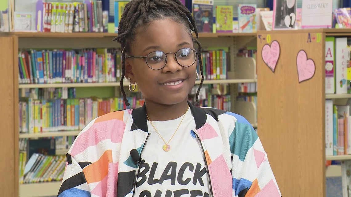 Becky-David Elementary student writes book to empower others | ksdk.com