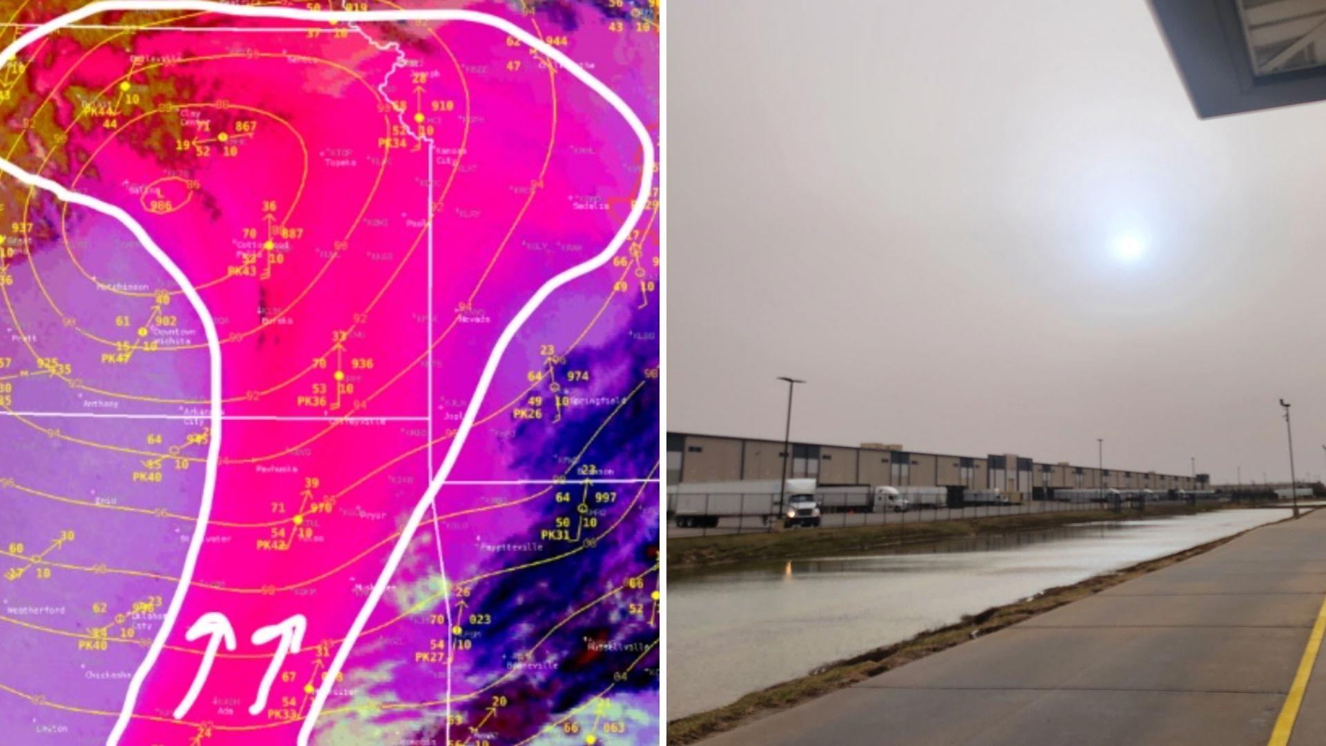 Dust cause hazy skies for Missouri and Illinois on Wednesday, drought ...