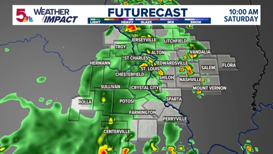 Severe weather threat returns to St. Louis on Saturday | Weather Impact ...