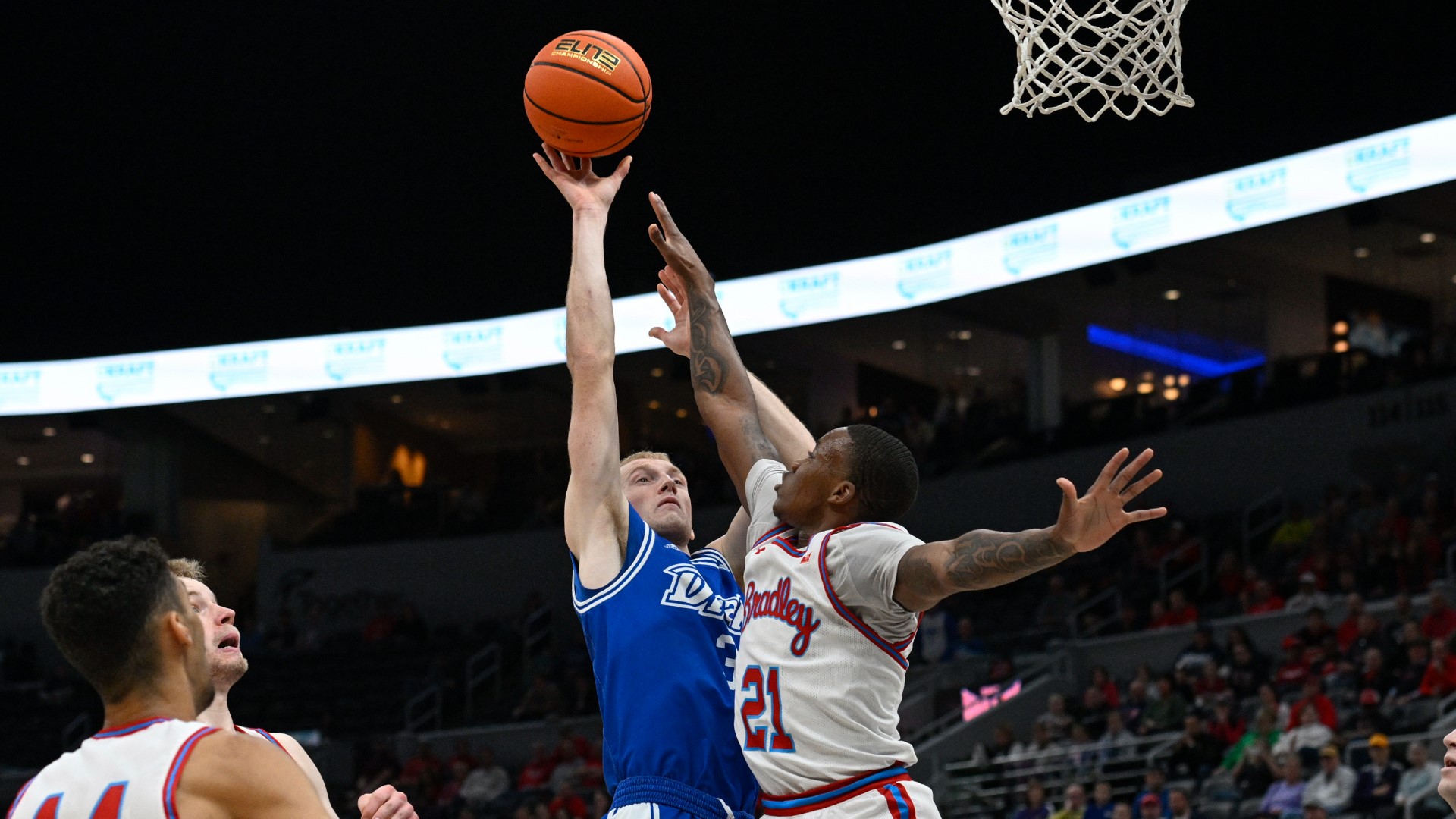 DeVries leads Drake past Bradley for MVC title, NCAA berth | ksdk.com