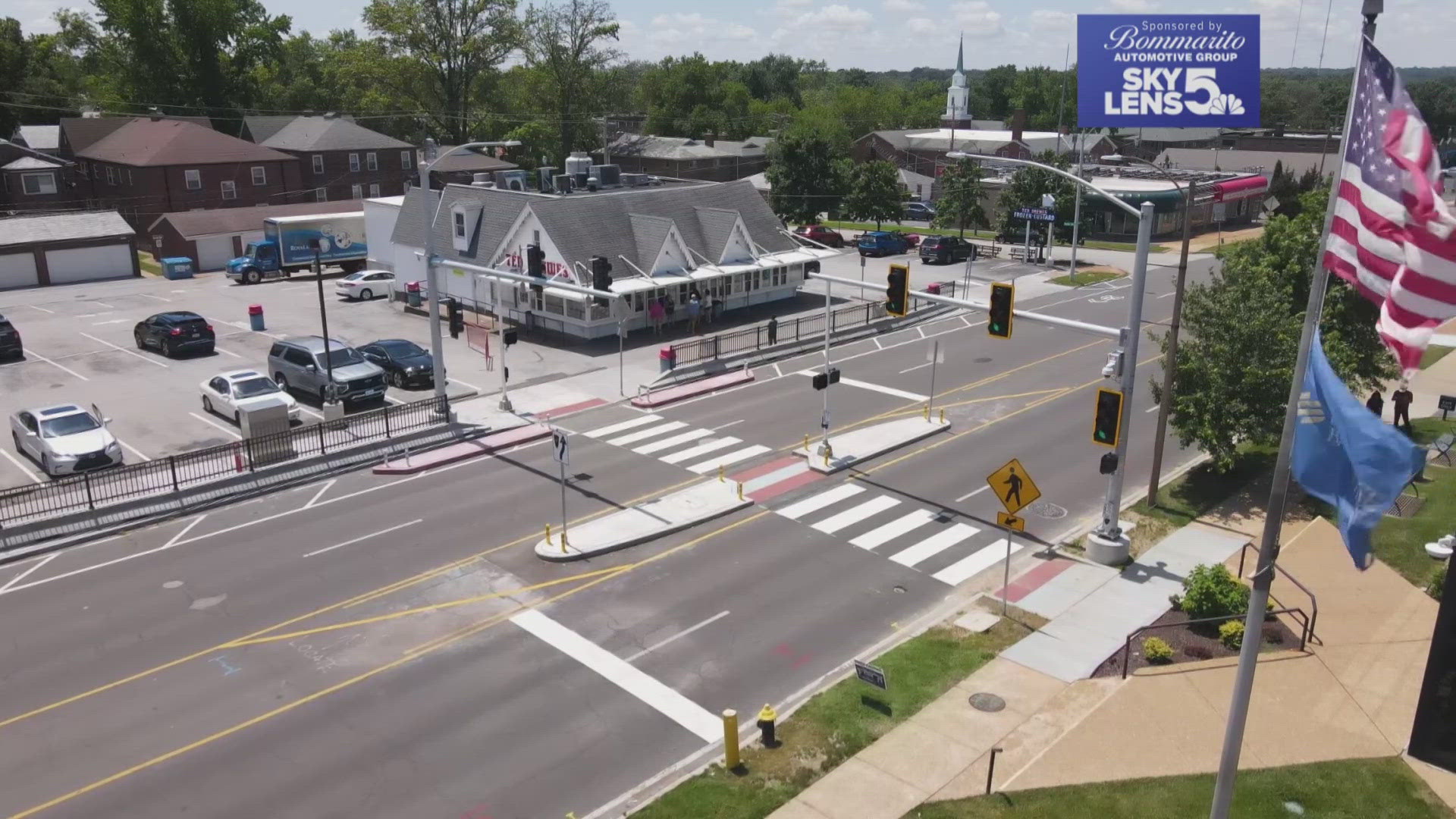 Pedestrian safety revamped at iconic Ted Drewes custard stand on ...