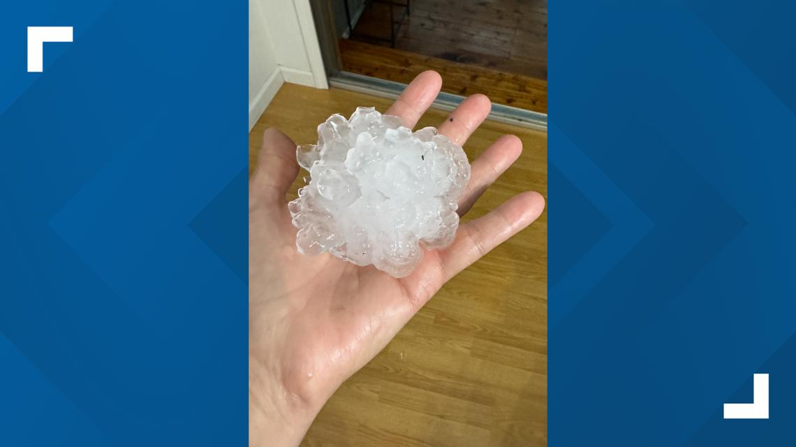 Hail in St. Louis region: Why does hail look spikey? | ksdk.com