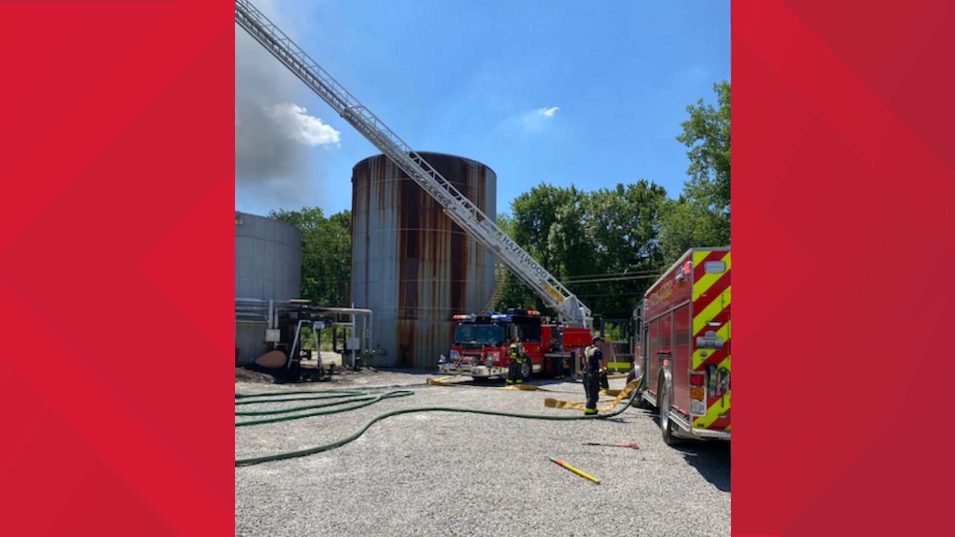 Tank explosion at asphalt business in Hazelwood | ksdk.com
