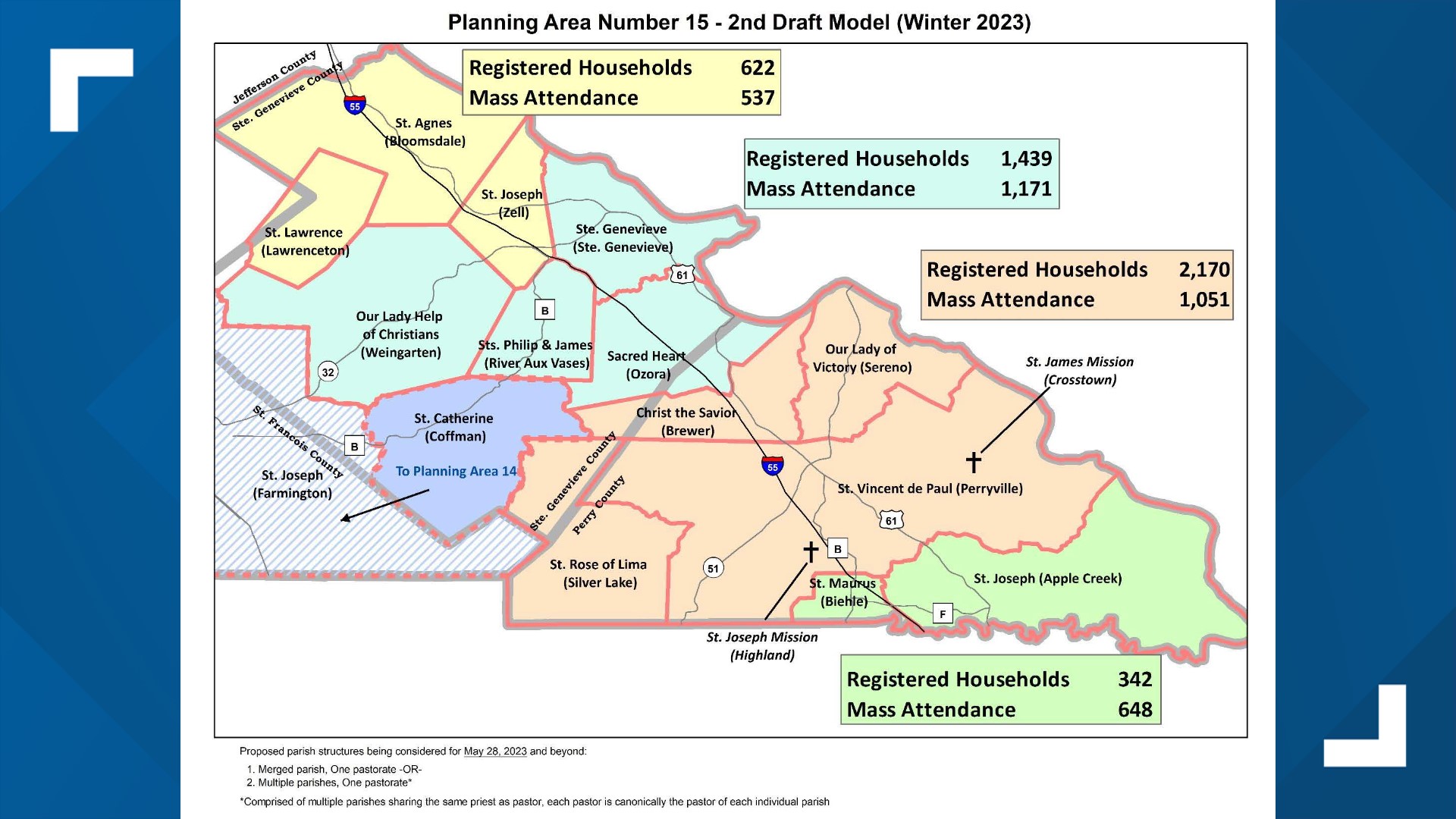 178 St. Louis parishes to be consolidated into 88 pastorates | ksdk.com
